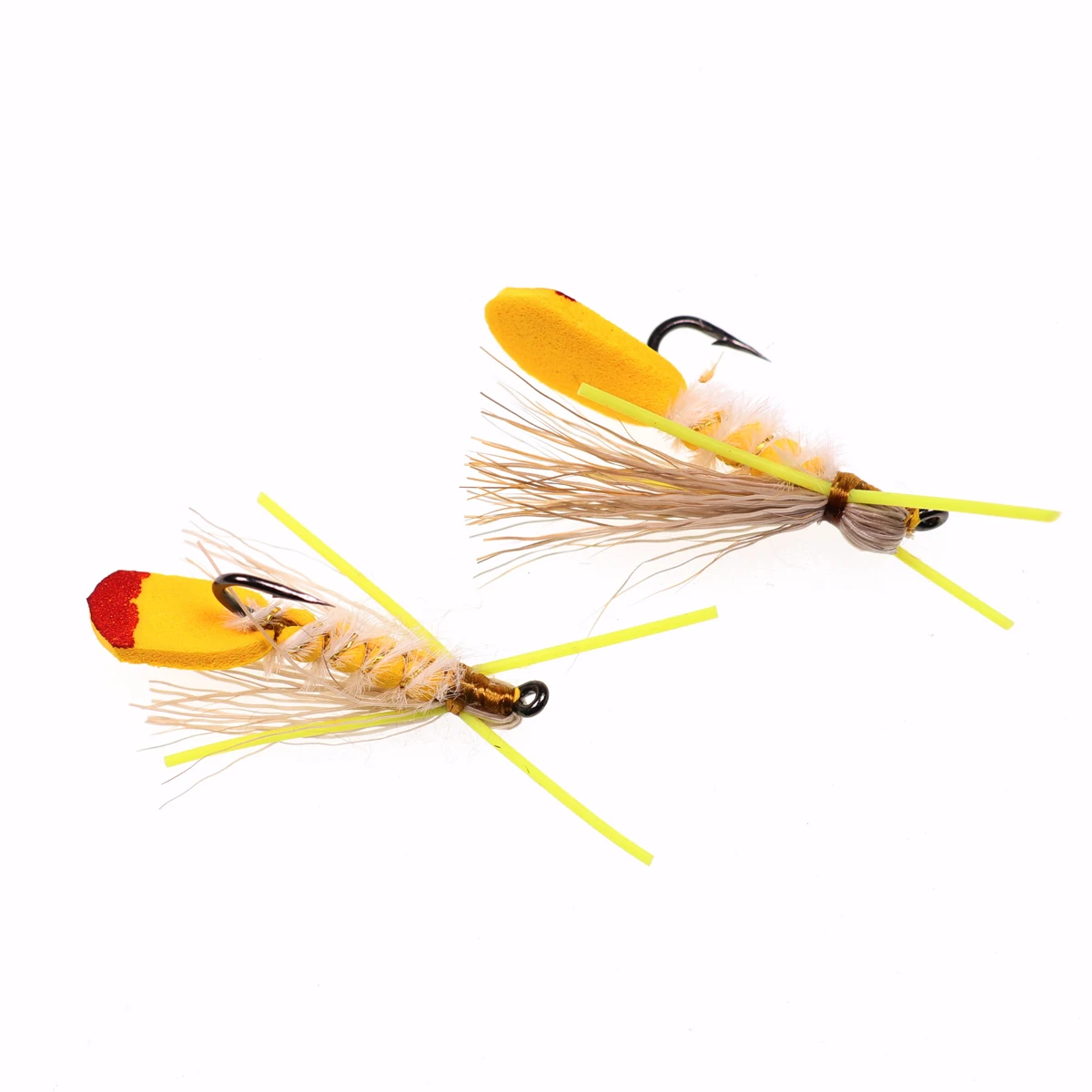 Zig Bug Fly Floating Foam Beetles Fly Boatman Fishing Panfish Bass Grayling Trout Pike ...