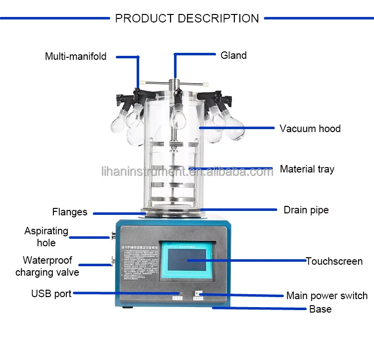 Lab Scale Freeze Dryer Laboratory Benchtop Freeze Dryers Freeze Dryer ...