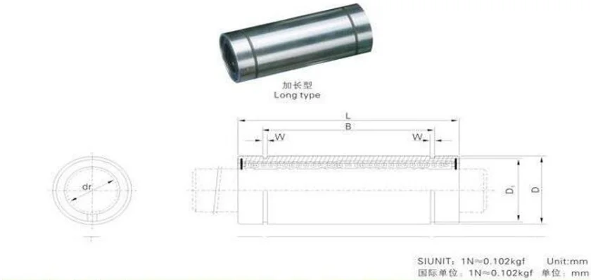 High Precision 5pcs/lot Lm10luu Linear Bushing 10mm Cnc Linear Bearings ...