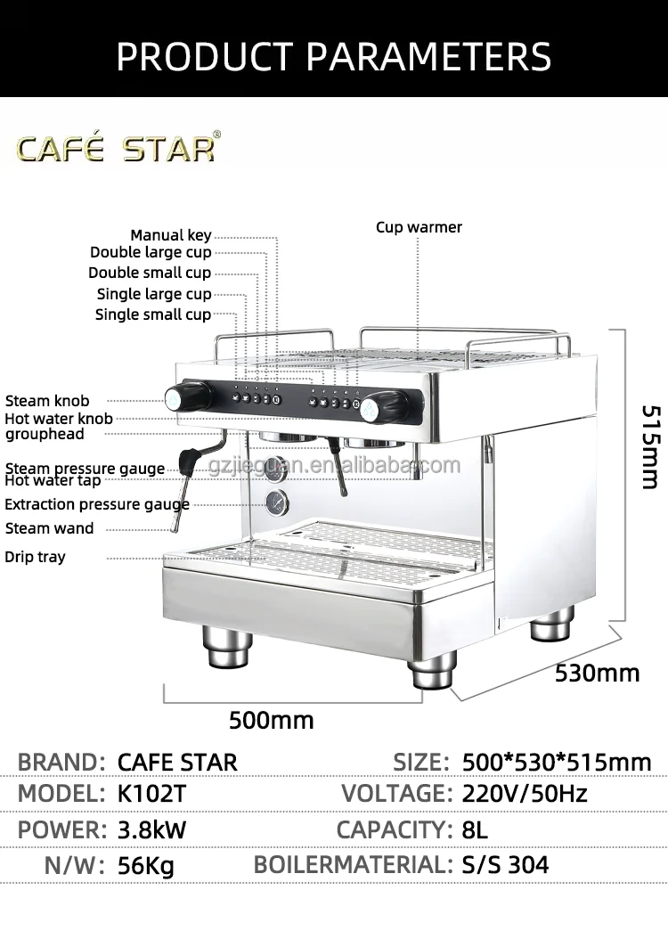 Italian Semi-automatic 2 Group Coffee Machines - Buy 2 Group Coffee ...