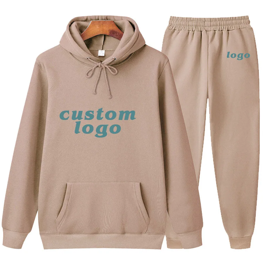 Custom Logo Hoodies Sweat Suits Tracksuits Jogger Womens Blank ...