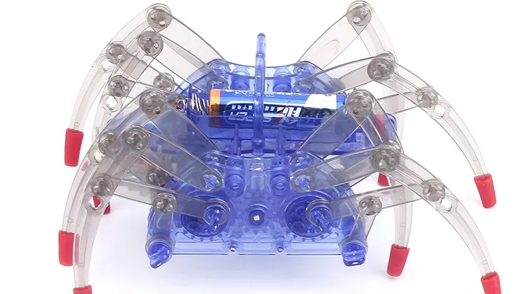Children's Electric Spider Robot Diy Assembly Educational Toys Handmade ...