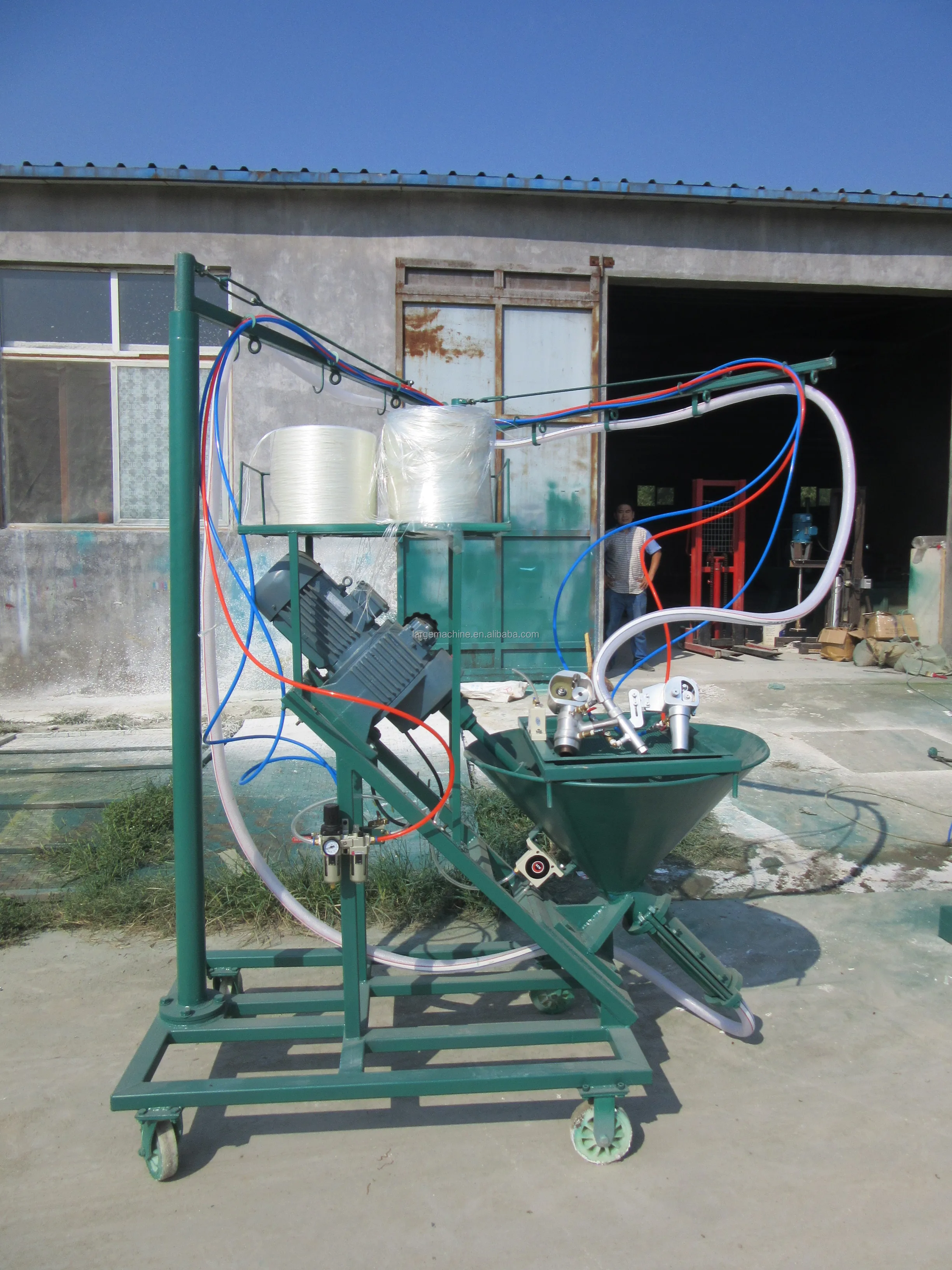 Grc Component Spraying Machine Mortar Putty Powder Cement Spraying ...