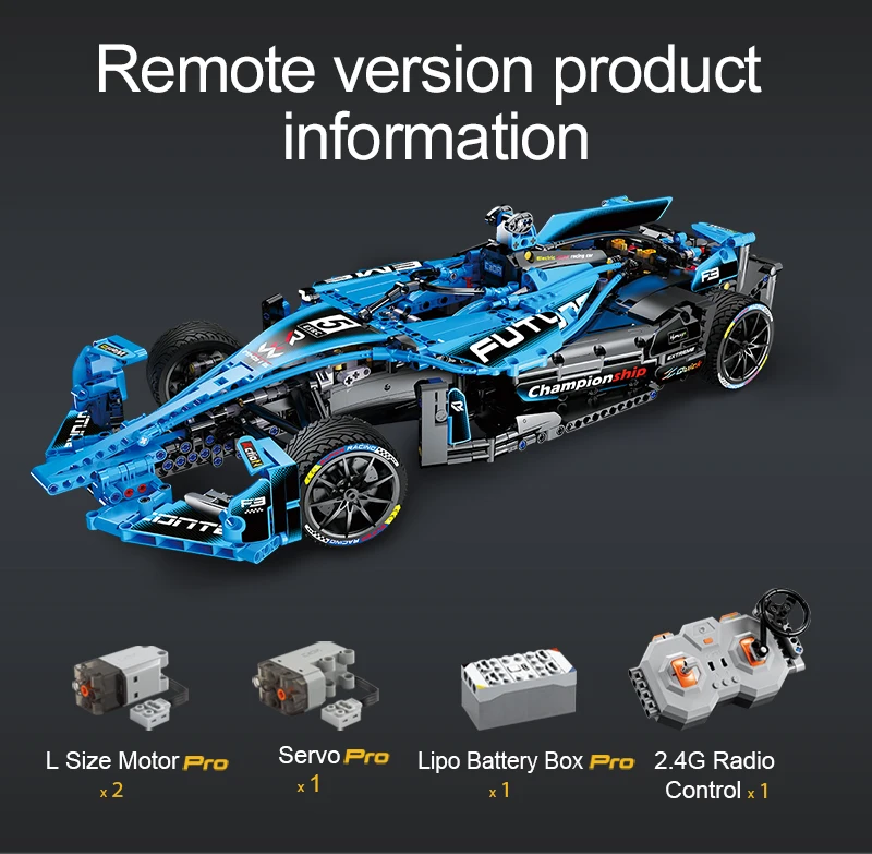 Cada C64004 Technical Super Racing Car Building Blocks Rc Extreme ...
