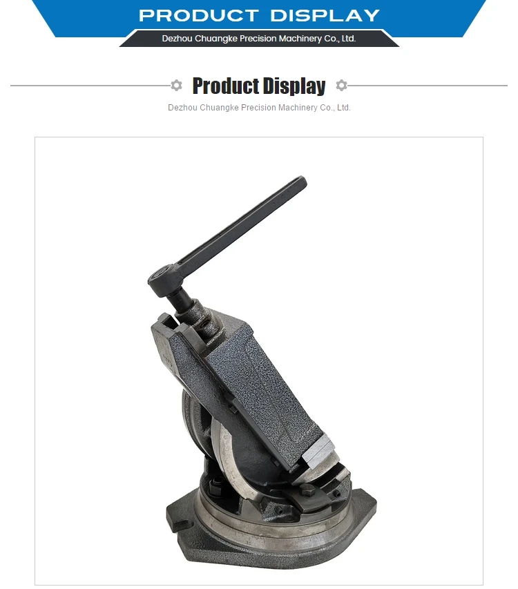 Precision Milling Machine Vise 2 Way Tilting Swiveling Angle Vice Q41 ...