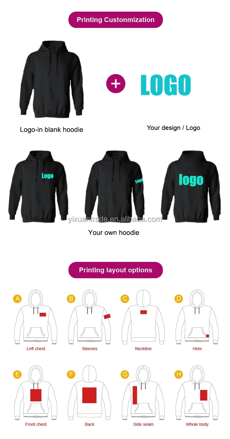 Custom Heavyweight Hoodie Jogger - Embossing & Printing