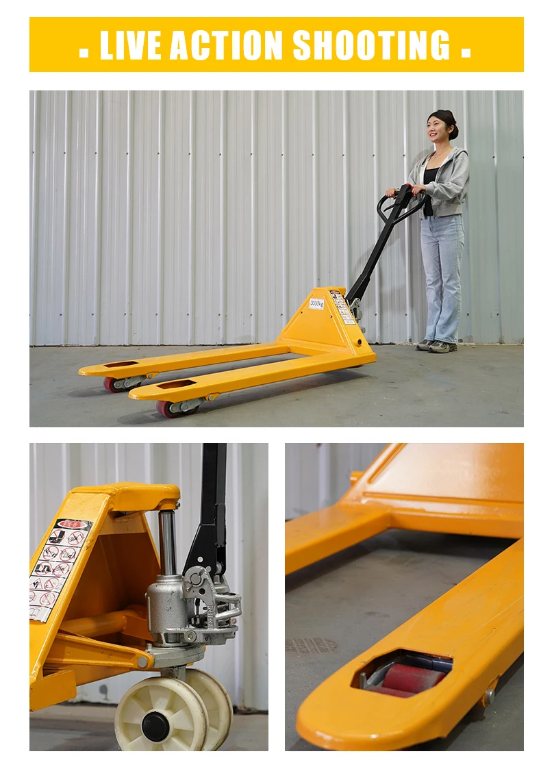 Full Electric Pallet Portable Stacker Forklift Hand 1000kg