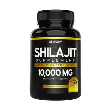 Oem Shilajit Capsule Himalayan Shilajit Resin 85 Minerals Brain Support Enhance Male Strength ...