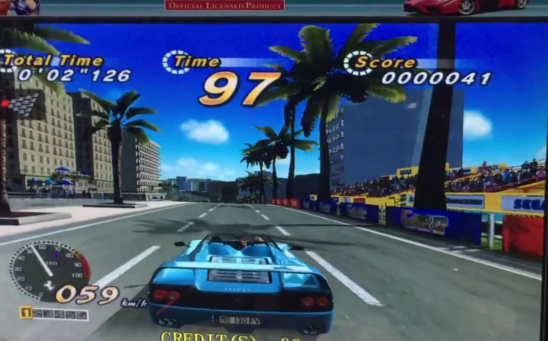 Car Game Controller Racing Steering Wheel Outrun Arcade Games Machine ...