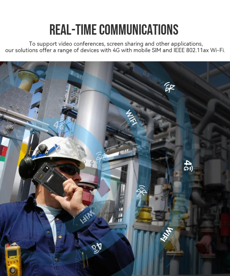 Hugerock T60ex Ip67 Industrial Handheld Terminal Mobile Computer ...