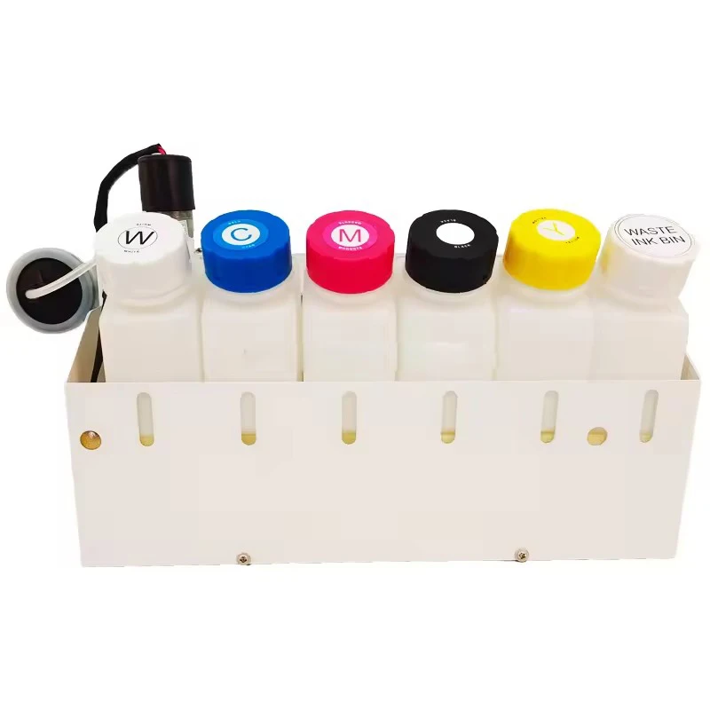 Ink Tank with Dampers 6 Tanks System for Epson Printers