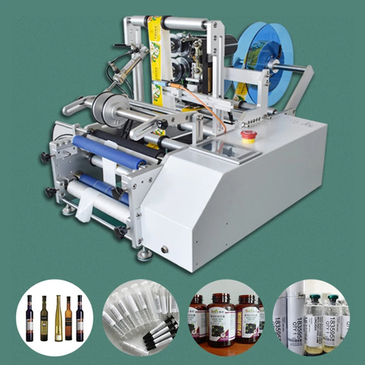 Former Labelling Machine For Round Bottles Semi-automatic Label Dispenser - Buy Labeling ...