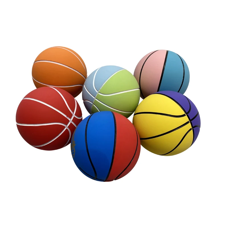 Custom Colorful 6cm High Bounce Rubber Hollow Bouncing Ball Stress ...