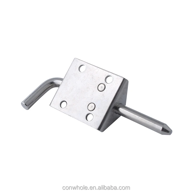 Stainless Steel Spring Loaded Gate Latch Pin and Keeper Keyless Design ...