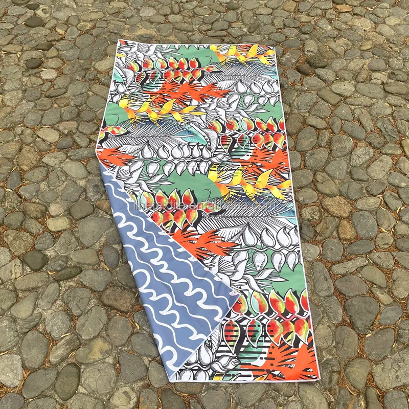 Custom Design 100% Recycled Quick Dry Microfiber Beach Towels