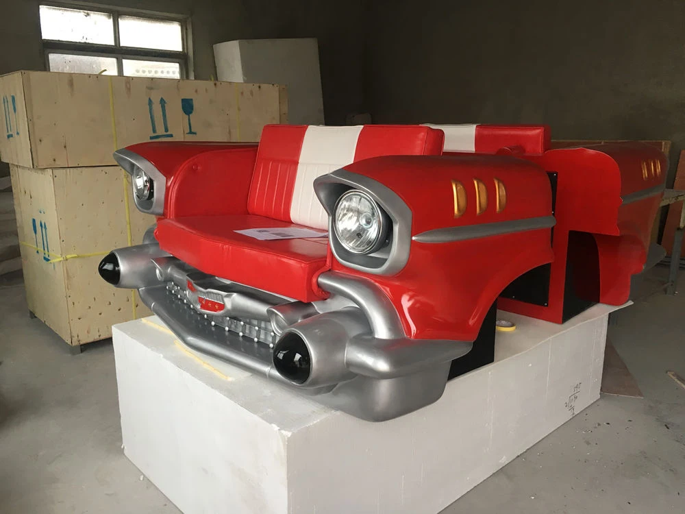 Quirky Vintage Car Shaped Sofa - Perfect for Home & Bars