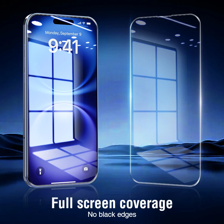 Usa Stock Hd Clear 9H 2.5D Flexible Transparent Anti-Scratch Cell Phone ...