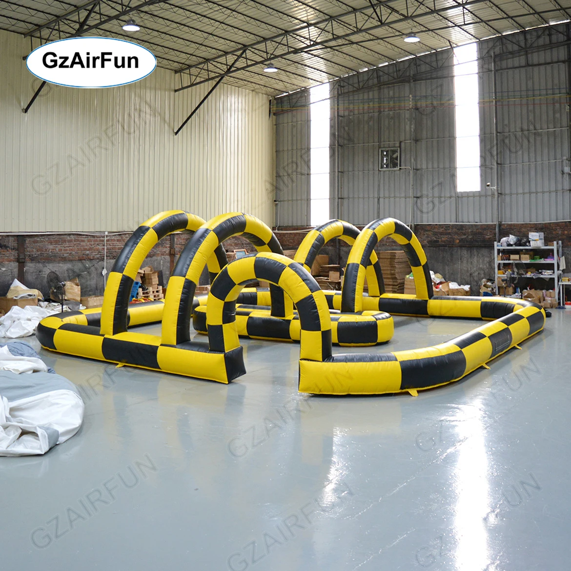 Giant Speedway Race Car Inflatable Obstacle Course/large Inflatable ...