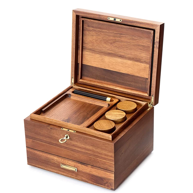 Wholesale Hash Storage Box Rolling Tray Herbs Smoking Accessories Case ...
