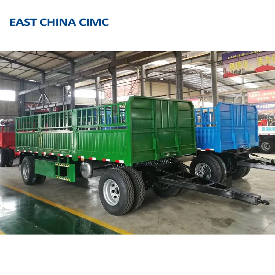Mini Cargo Enclosed Van Box Drawbar Trailer Container Low Bed Trailer ...