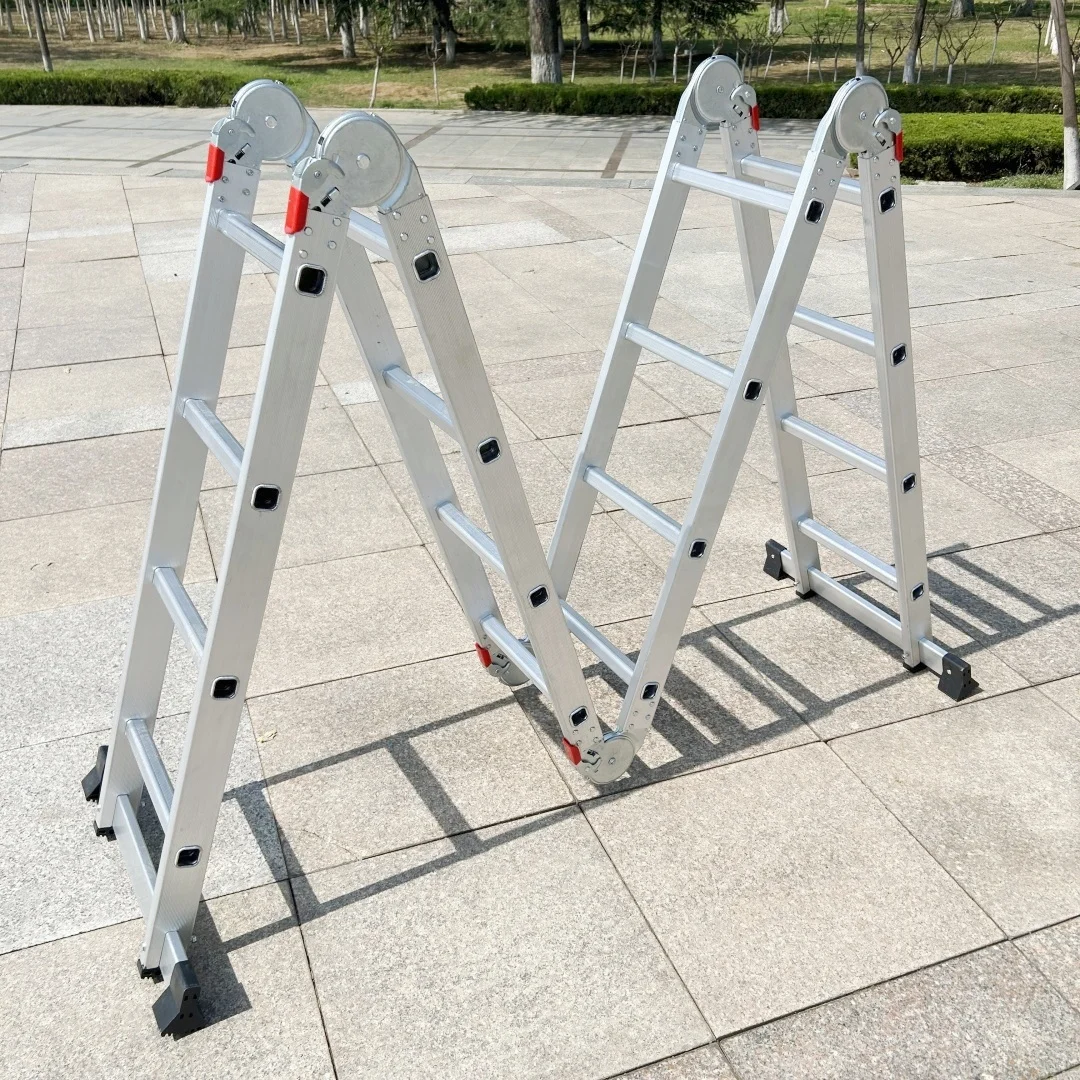 Aluminum Multipurpose Folding Ladder With Work Platform - Buy Ladders ...