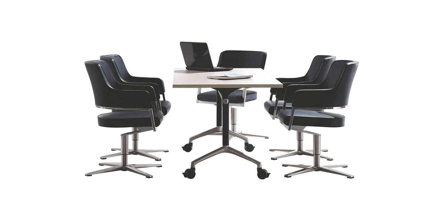 Portable Folding Meeting Room Table - Modern & Convertible