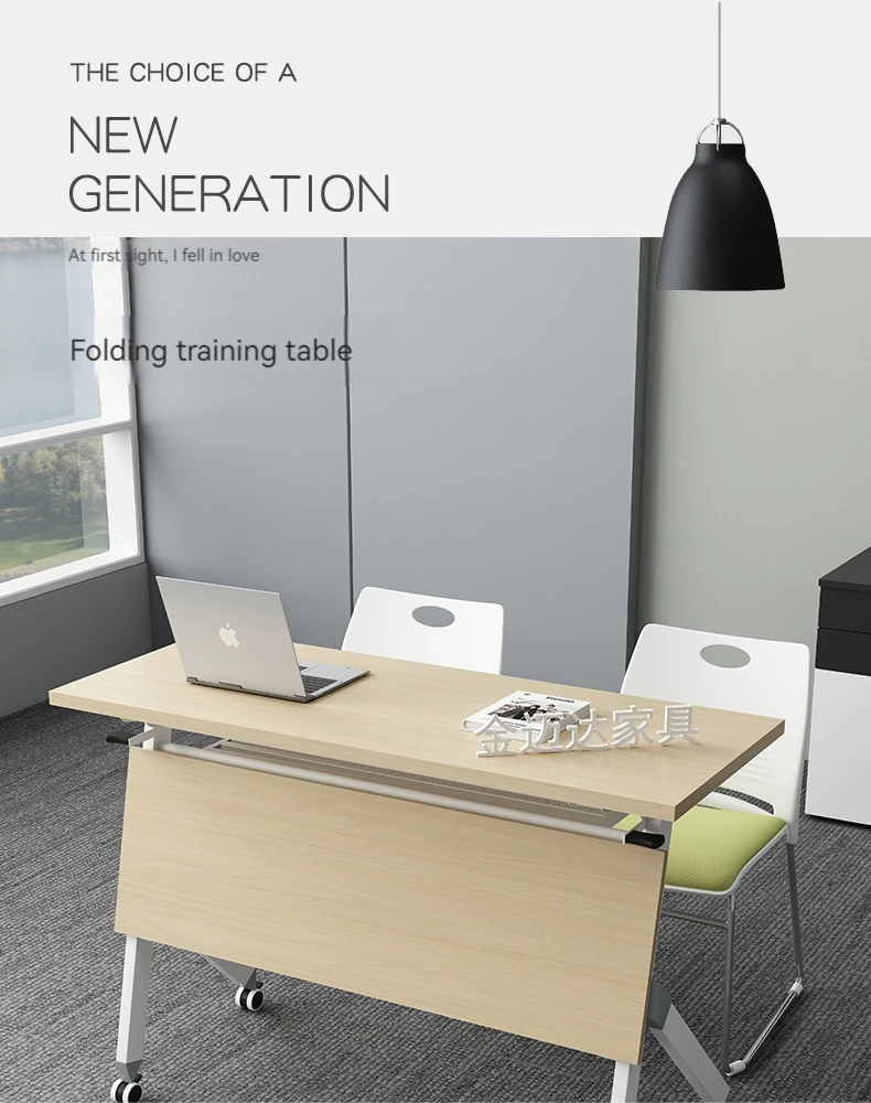 Folding Flip Top Training Table Foldable Training Room Desk Stackable ...