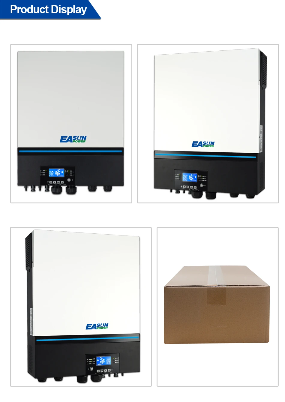 Hybrid Solar Inverter 3 Phase 8kw Max 8000w Voltronic Mppt 8k Inverter ...