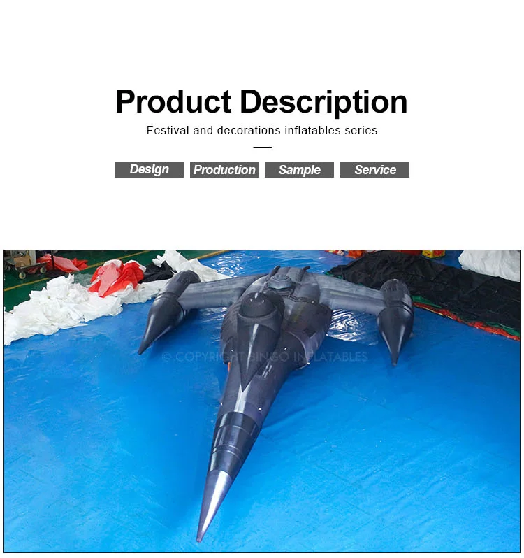 Outdoor Large Airplane Helicopter Aircraft Model Balloon Advertising ...