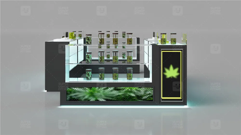 Alibaba.com: Custom LED tobacco vitrine dispensary display showcase ...