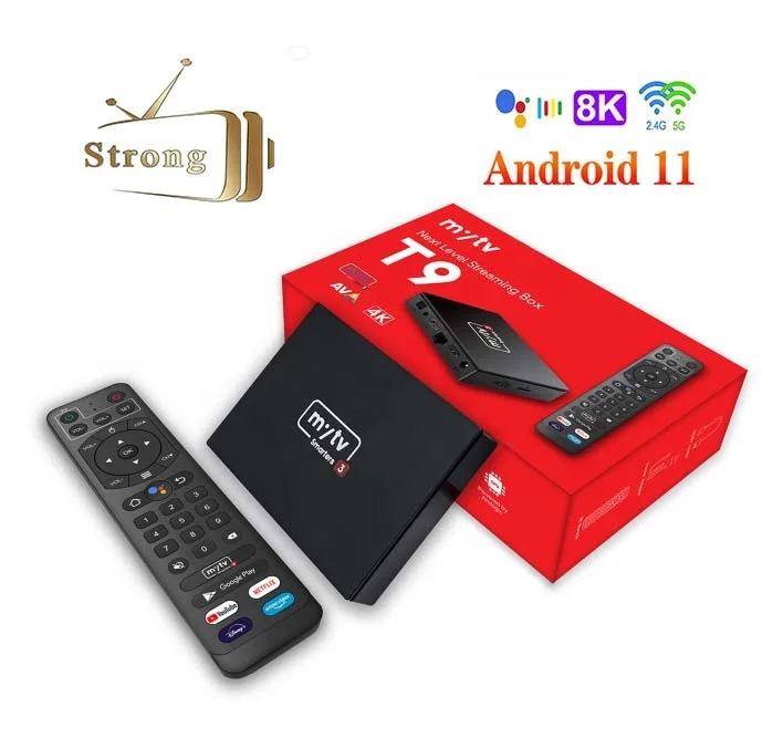 2o24 Android 4k Tv Box Ott Iptv Mytv T9 Smarters 3 Player Atv Ui Bt ...