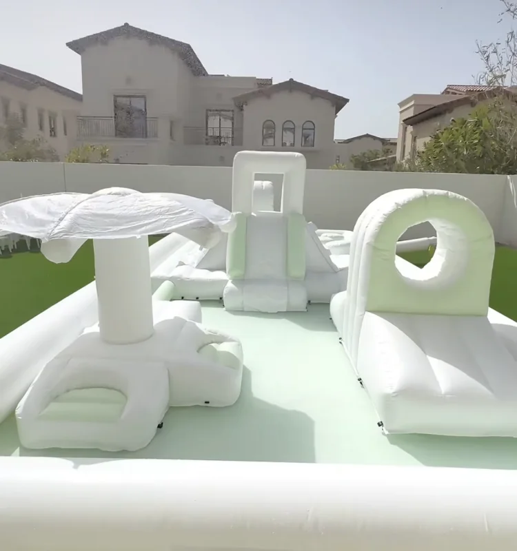 New PVC Splashing bouncy castle inflatable summer water fun inflatable ...