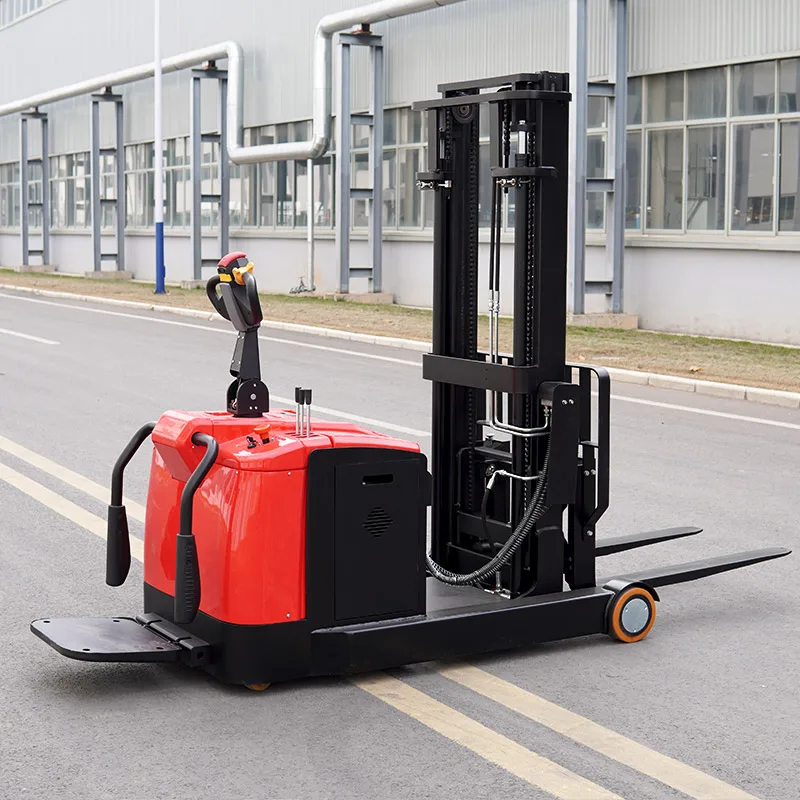 Electric Stacker 1.5 Ton 2 Ton Triplex Mast 4 Meter 4.5 Meter 5 Meter ...