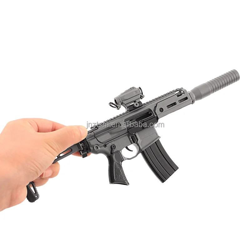 Sig Mcx Realistic Toy Guns Teaching Resources Metal Gun Keychain Mini ...