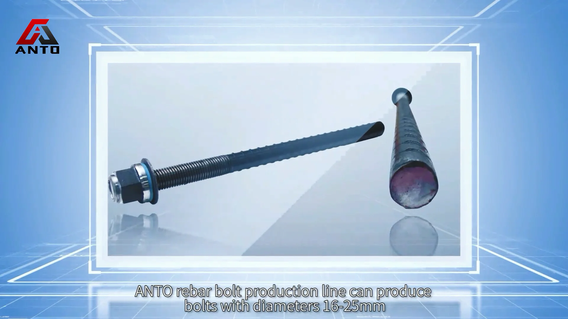 Factory Price Mine Roof Support Full Thread Bar Resin Rock Bolt With ...