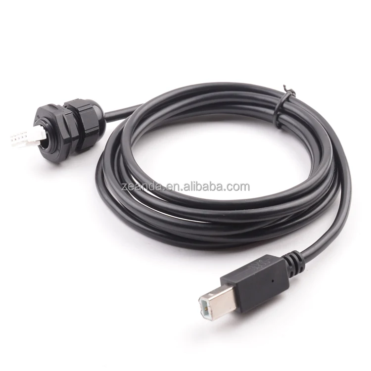 Customized IP68 IP67 Waterproof USB Cable Connector BM to MOLEX 2.0MM ...