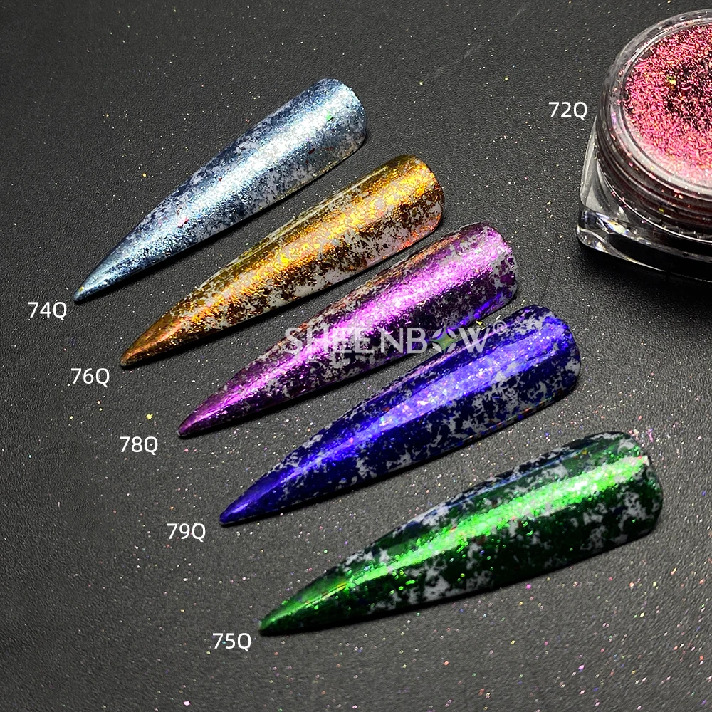 Cosmetic Solvent Metallic Flash Biggest Fragile Foils Nail Flakes ...