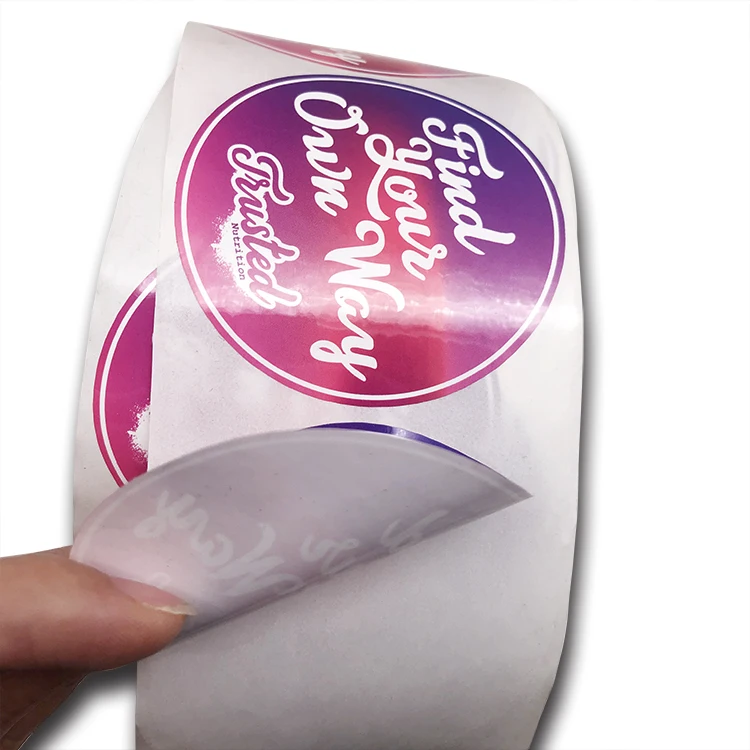 Custom Logo Sticker Label Printing - Waterproof & Adhesive