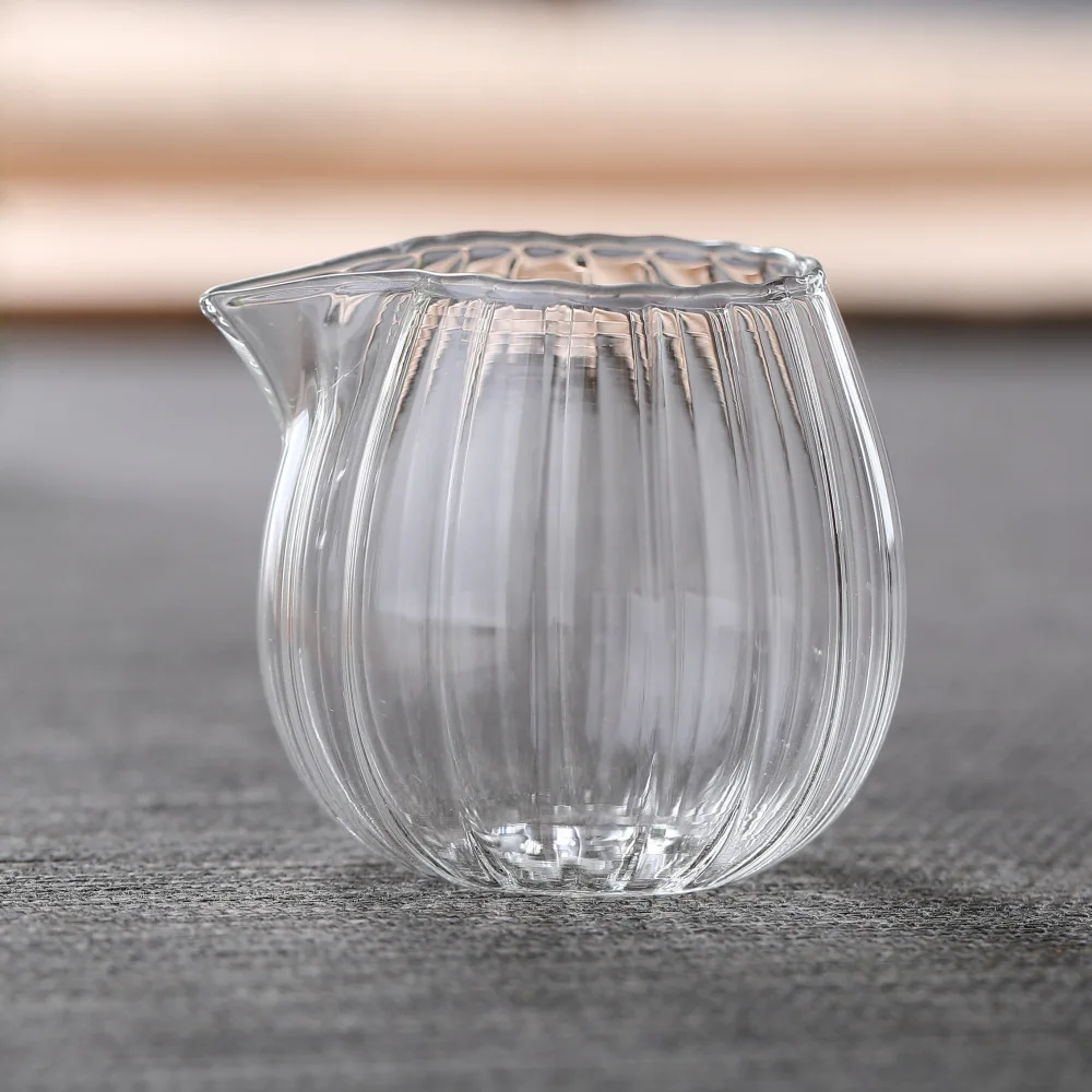 100ml Stripe Design Borosilicate Glass Milk Cup Milk Dispenser For ...