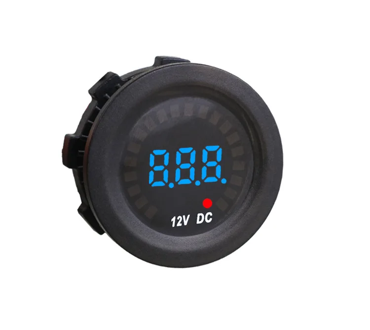 12V DC Car Digital Volt Meter with Graphic Racing Display