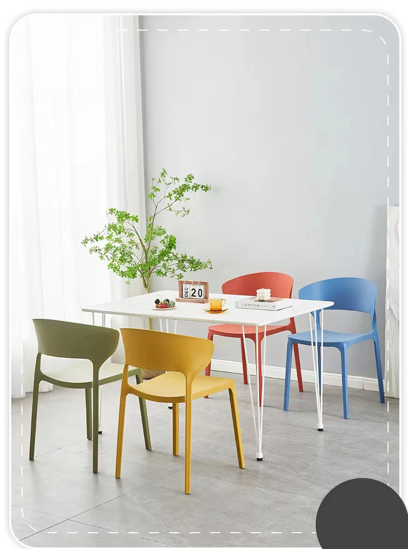 Factory Whole Sale Plastic Chair Strong Material Dining Chair ...