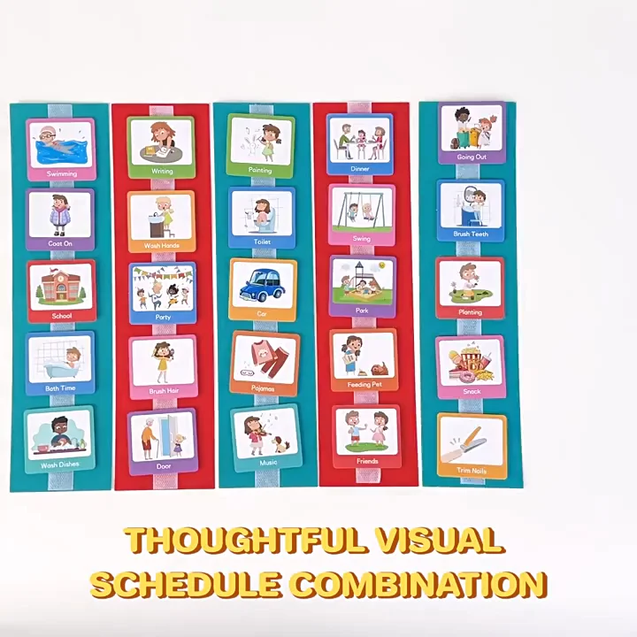 Children's Visual Time Chart Non Verbal Communication Visual Assistance ...