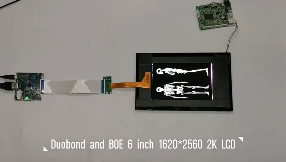 6 Inch 2k 1620*2560 Monochrome Lcd Screen Without Backlight For Sla ...