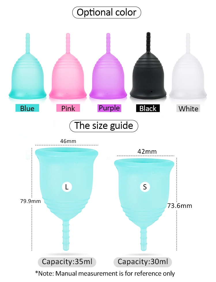 Furuize Soft Period Cup Women Vaginal Care Copa Menstrual Medical ...