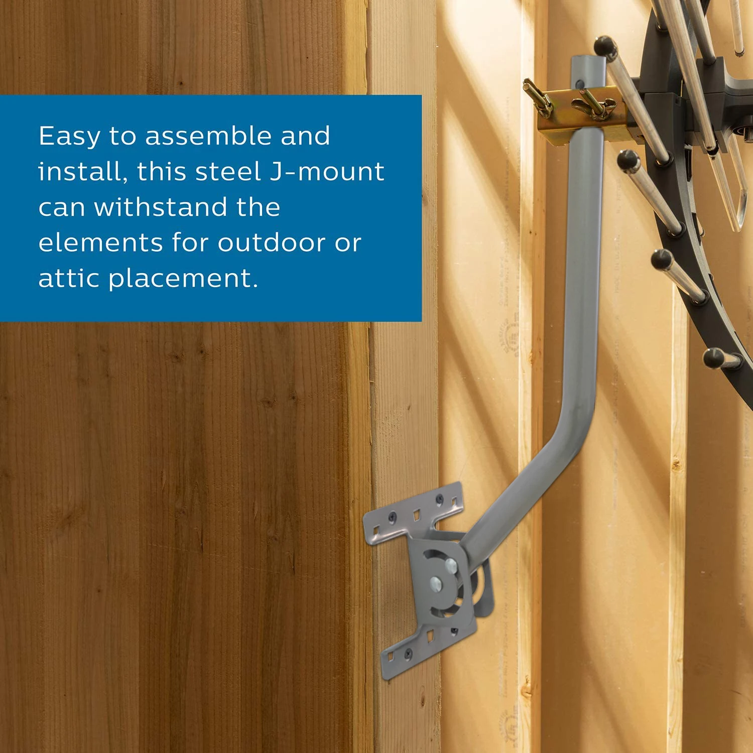 Jh-mech Antenna Mounting Pole Oem Wall Mounted Easy-to-use J-shaped ...