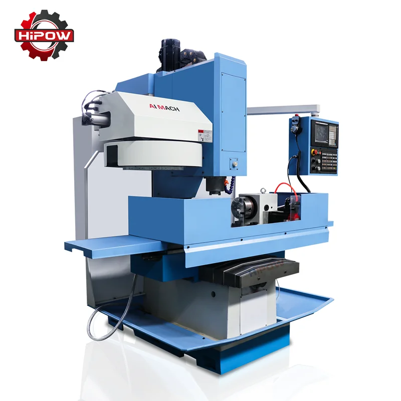 XK7136 Mini Metal VMC 4 Axis CNC Milling Machine Single Spindle BT40 ...