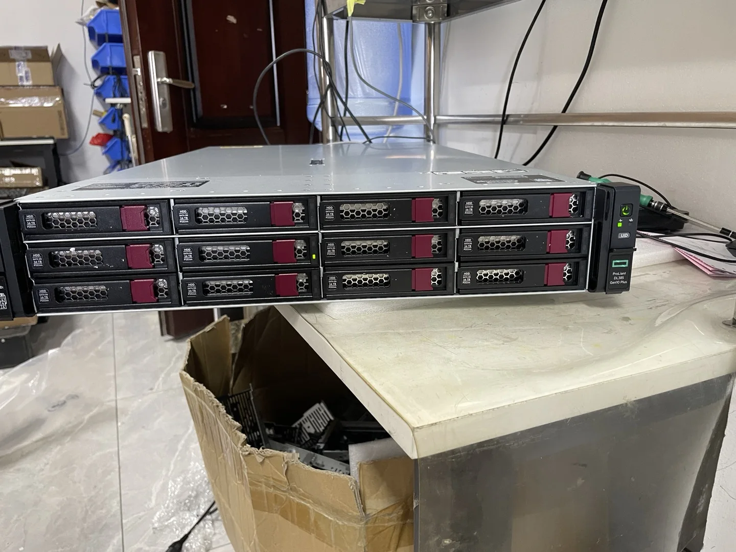 Hpe Proliant Dl385 G10 Plus Dl385 Gen10+ Chassis System Hpe Hdd Server ...