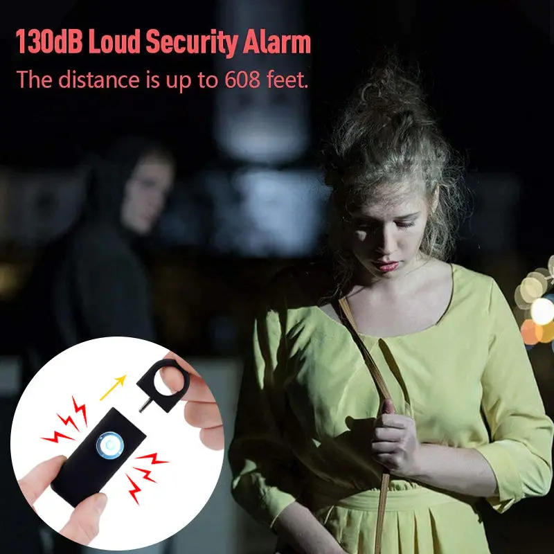 5 Colors The Original Emergency Sos Personal Safety Alarm For Women ...