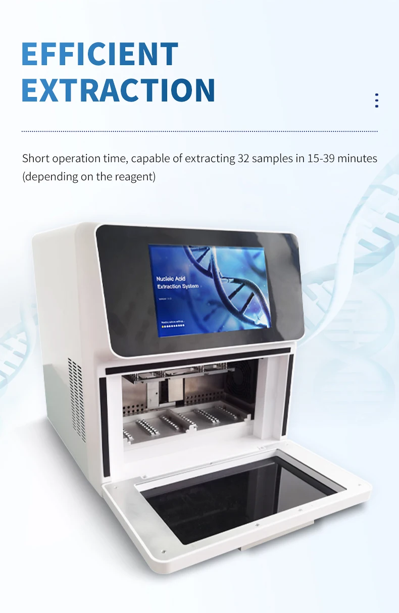 Automatic Nucleic Acid Extractor High-throughput Magnetic Bead Method Nucleic Acid Rapid ...