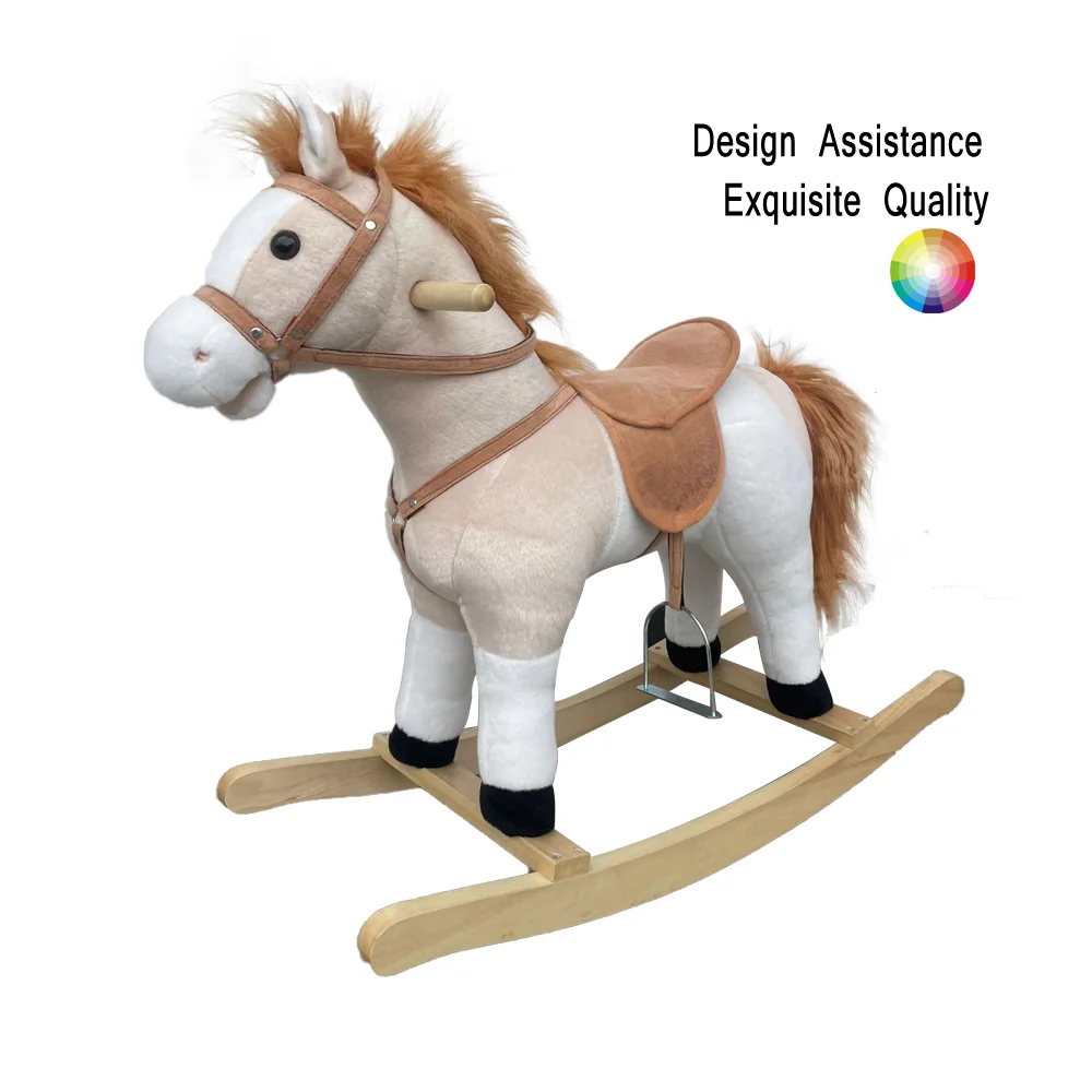 Asweets Kids Favorite Wooden Rocking Horse Chair Durable Safe Factory ...